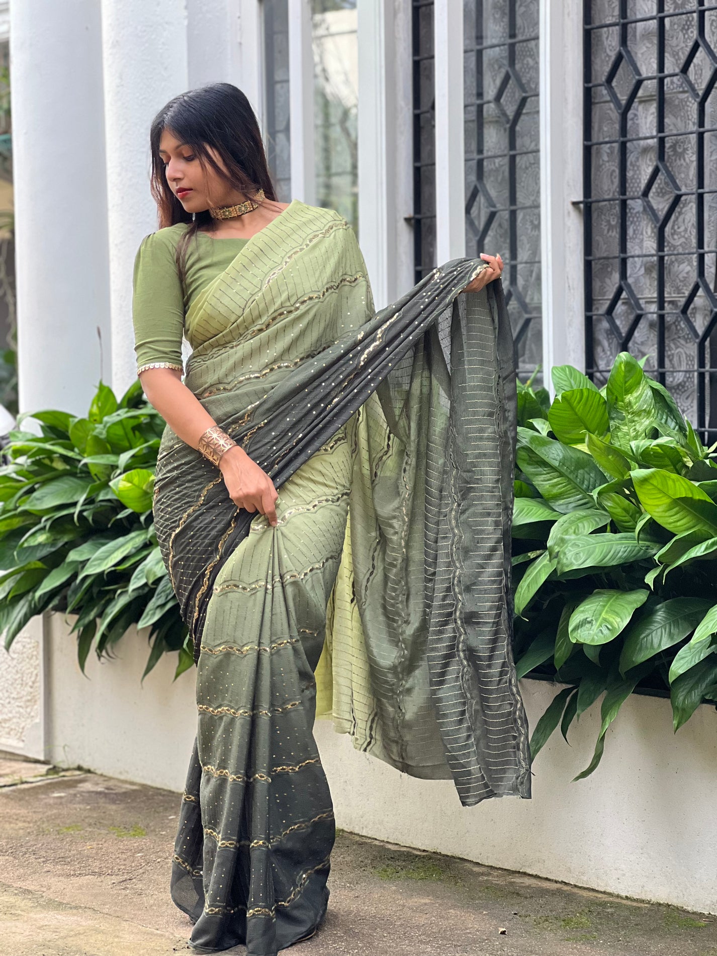 Varsha - Ready to wear Saree – The Morena Label